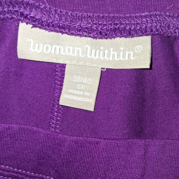 Woman Within | Pants & Jumpsuits | Pants Woman Within 5x Purpleclosing ...